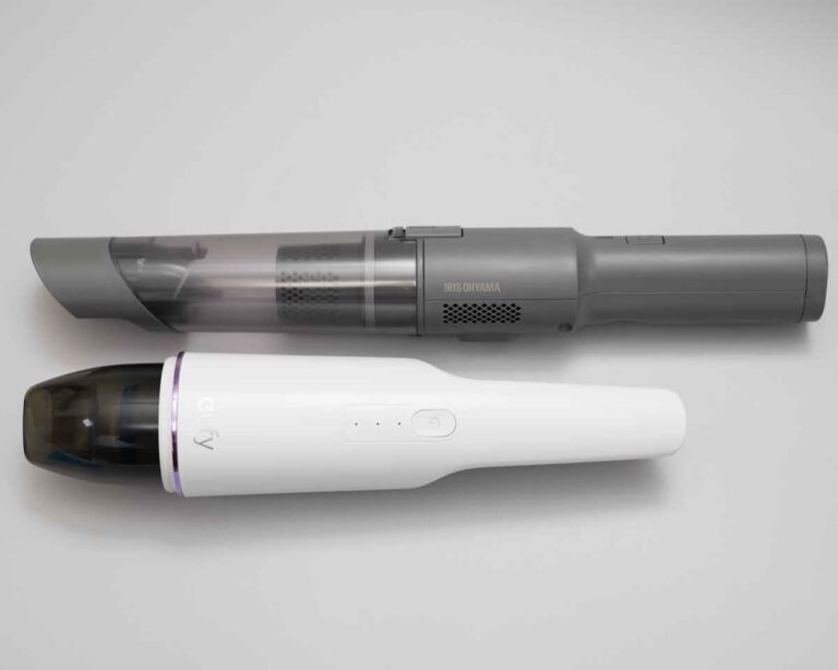 コンパクトで軽量なアイリスオーヤマの充電式ハンディクリーナーHCD-21購入レビュー（Amazon限定AZ-HCD-21）！